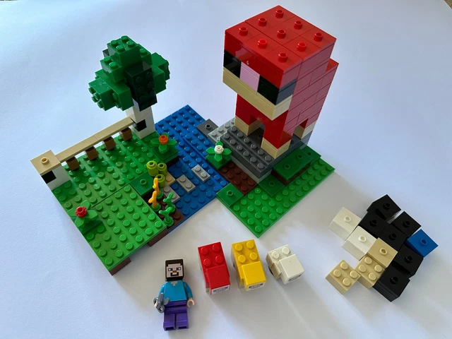 LEGO MINECRAFT: THE Wool Farm (21153) Complete Set Pre Owned Good ...