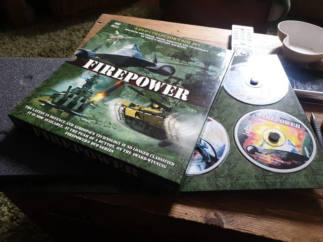 FIREPOWER - 8 DVD Collector’s Box Set Military Army Tanks Defence ...