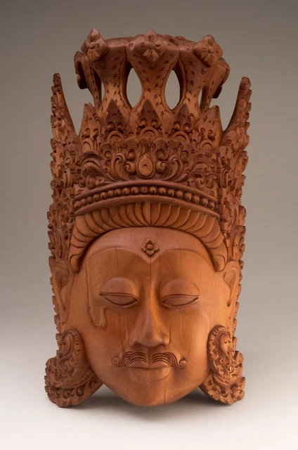 VINTAGE MASK OF Rama, Balinese Wood Carving Indonesia Wall Hanging EUR ...