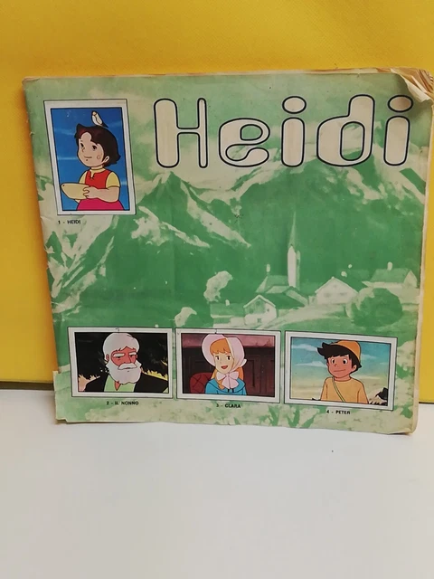 ALBUM FIGURINE HEIDI Panini 1978 Stickers 400 Figurine Completo EUR 20 ...