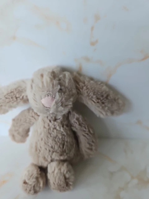JELLYCAT TINY BASHFUL mini Beige Bunny Rabbit Plush Soft Toy 5 inches tall 13 cm £19.95 ...