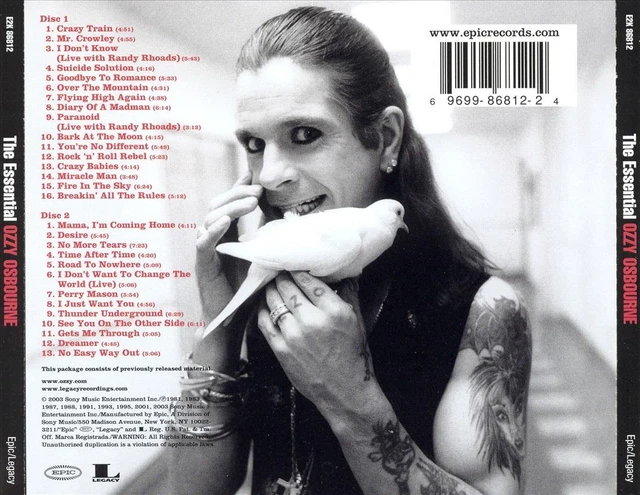 OZZY OSBOURNE - The Essential Ozzy Osbourne New Cd $26.21 - PicClick CA