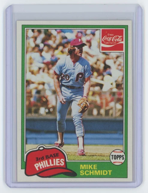 1981 TOPPS COCA-COLA Mike Schmidt. Philadelphia Phillies #9 EUR 4,21 ...