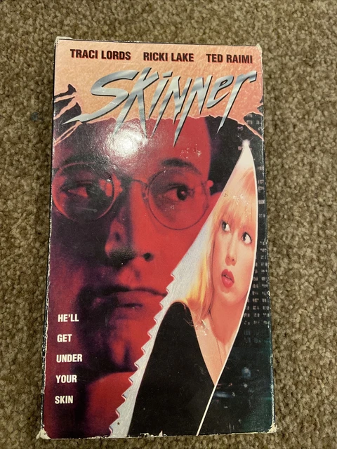 SKINNER VHS - HTF Slasher Horror - Traci Lords, Ted Raimi, Ricki Lake ...