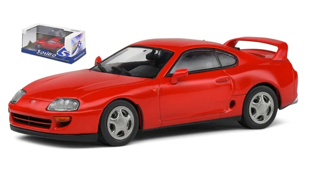 MODEL CAR SCALE 1:43 solido Toyota Supra MK.4 2001 diecast vehicles St ...
