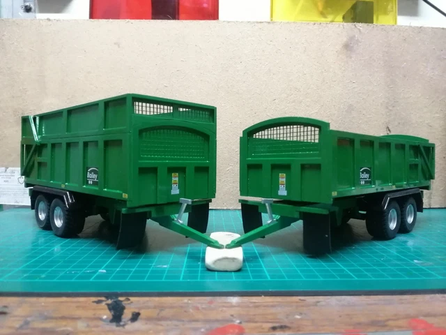 1/32 BAILEY TB16 Grain/Silage Trailer Model Kit Braemere Britains UH ...
