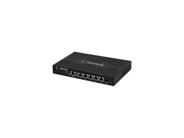 UBIQUITI ER-6P EDGEROUTER 6P, 6-Port Gigabit Router with 1 SFP Port ...