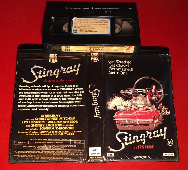 *STINGRAY VHS CBS-FOX rare 70s action crime comedy aka Abigail Wanted ...