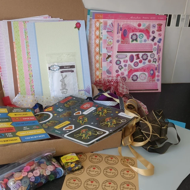 CRAFT ROOM CLEAR Out - Job Lot Bundle Hunkydory & More. Box B. £16.52 ...