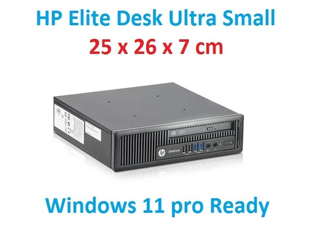 WINDOWS 11 COMPUTER HP Elite Desk 800 g1 USFF i3-4th Gen 8 GB Ram 128GB ...