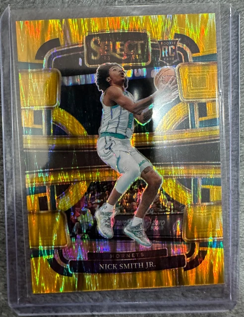 SELECT BASKETBALL NICK Smith Jr Gold Shimmer /10 SSP recrue RC ...