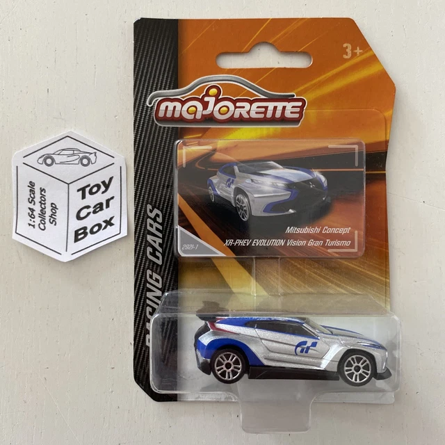 MAJORETTE MITSUBISHI XR Phev Evolution Vision GT (Silver Racing Cars ...