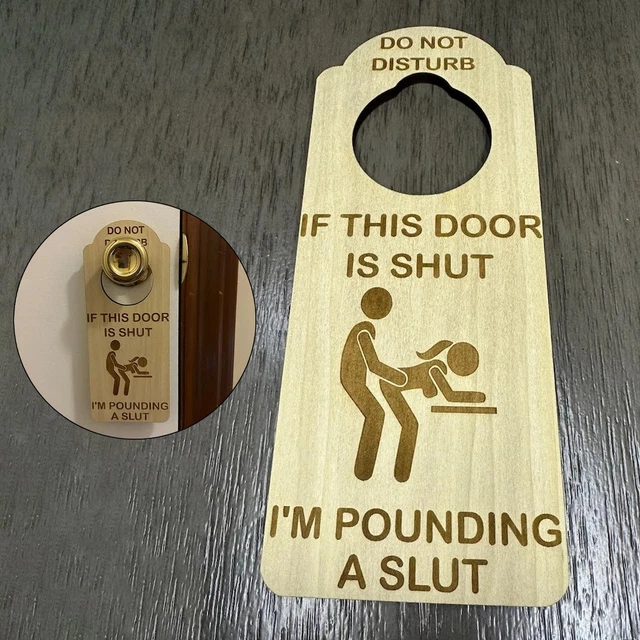 DO NOT DISTURB Door Hanger Sign Door Sign for Hotel Restroom Indoor £6. ...