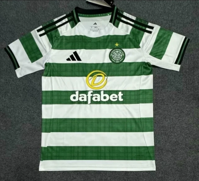 CELTIC HOME KIT 25/26 Slim Fit 3XL Replica - Recommended for a 2XL user ...