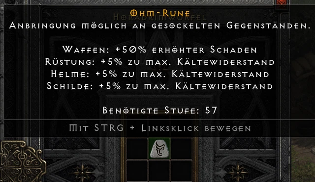 DIABLO 2 RESURRECTED Season Ladder 10x Ohm Rune SC PC Ps4 PS5 SWICH EUR ...