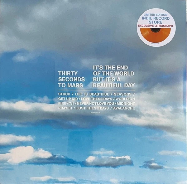 THIRTY SECONDS TO Mars - It's The End Of The World New Coloured ...