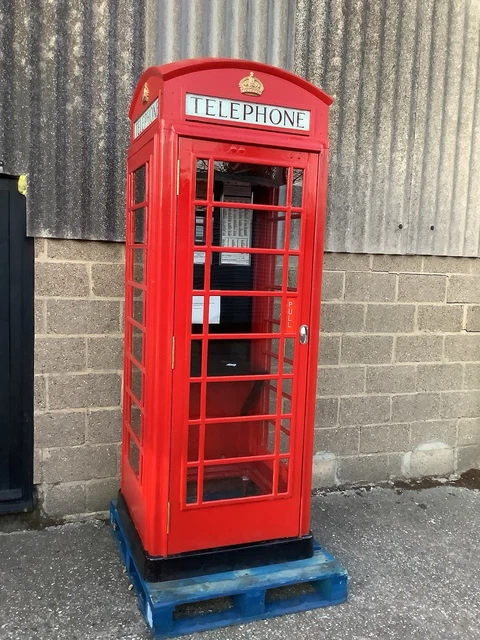 ORIGINAL BRITISH RED telephone box (item Used Indoors) £4,000.00 ...