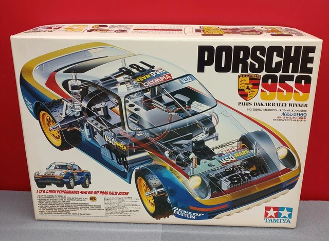 TAMIYA PORSCHE 959 Paris Dakar Rally Winner Electric Radio Control Car ...