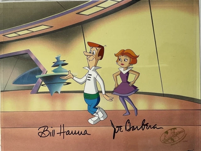 GEORGE & JANE JETSON Jetsons The Movie HANNA BARBERA SIGNED PRODUCTION ...