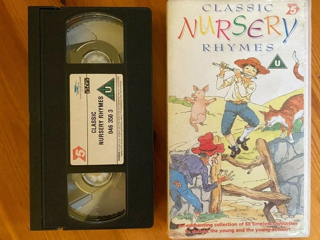 CLASSIC NURSERY RHYMES 60 Timeless Favorites children's VHS Video £6.00 ...