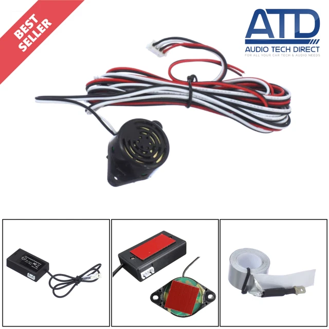 INVISIBLE REAR ELECTROMAGNETIC Parking Sensor Kit No Drill Holes $87.52 ...