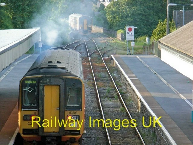 RAILWAY PHOTO CLASS 153 DMU - Waiting for the train c2007 £2.00 ...