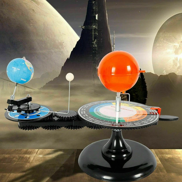 SOLAR SYSTEM MODEL Orbit Simulation Sun Earth Moon Orbital Planetarium ...