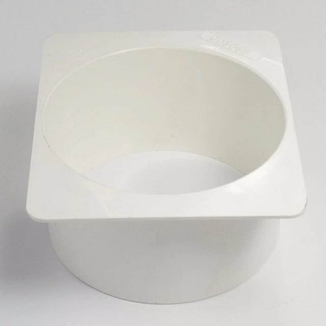 2X ICON PLASTICS PVC GUTTER DROPPER OUTLET, WHITE *Aust Made – 50mm Or ...