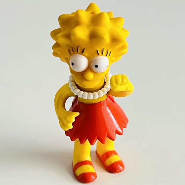 THE SIMPSONS LISA Simpson Vintage 1990 Figure 3” Merch Cake Topper No ...