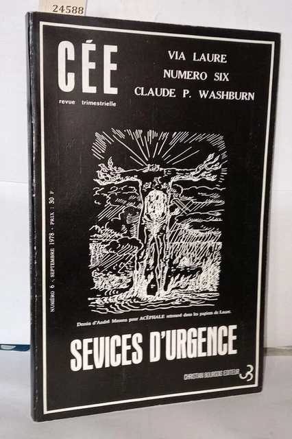 CÉE REVUE TRIMESTRIELLE N°6 . Sevices d'urgence | Collectif | Bon état ...