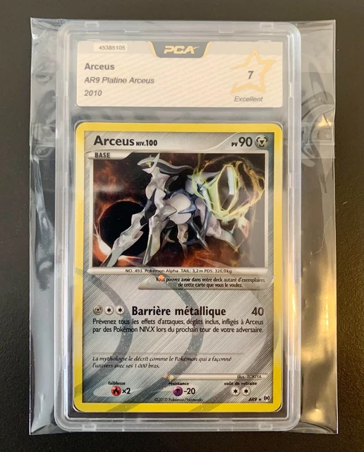 CARTE POKÉMON ARCEUS Secrète AR9 Platine Vainqueurs Suprêmes PCA 7 EUR ...