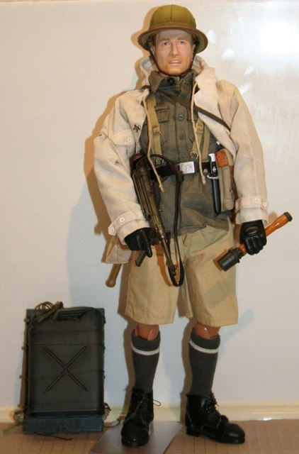 FIGURINE KITBASH DRAGON BBi WW2 GERMAN AFRIKA KORPS ÉCHELLE 1/6 ...