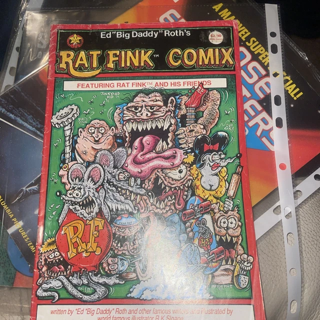 RAT FINK COMIX Written By Ed”Big Daddy” Roth Graphic Comic Book £11.11 ...