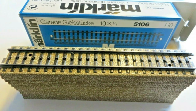 Rails Flexibles Rail Droit Märklin 5106 Pour Réseau HO - Occasion - Bon ...