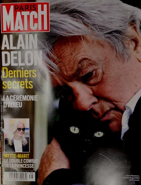ALAIN DELON MAGAZINE Paris Match Septembre 2024 Neuf. EUR 11,90 ...