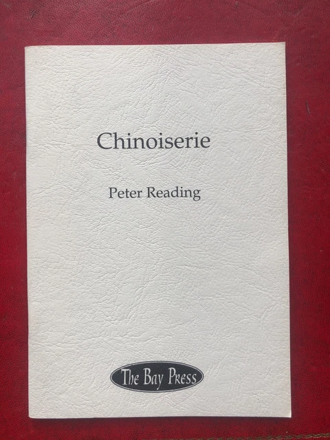 VERY RARE SIGNED limited edition poetry pamphlet 'Chinoiserie' Peter ...
