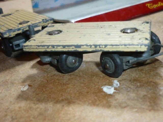 ANCIEN RARE SOLIDO Demontable Moteur Cle Chariot Bagage Train Gare 1950 ...