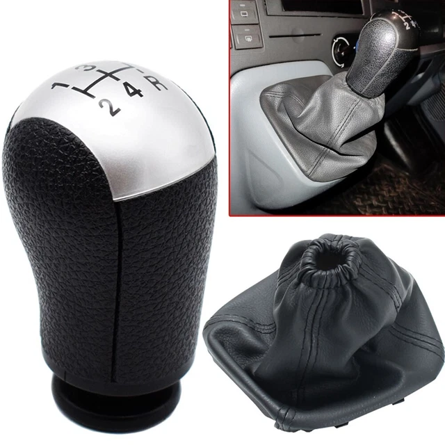 GEAR SHIFT KNOB Gaiter For Ford Transit MK7 Stick Shifter Lever PU Boot ...