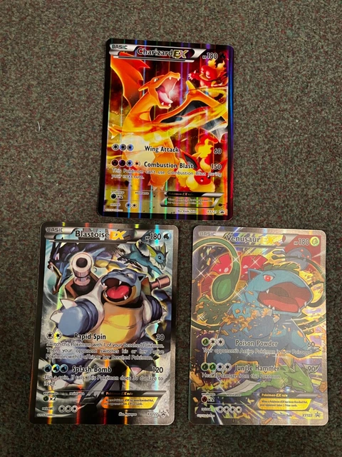 JUMBO POKÉMON PROMO Cards Charizard Blastoise Venusaur Ex Xy121 - Xy123 ...