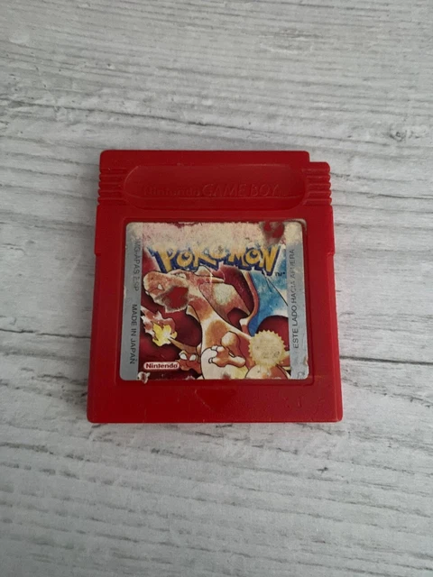POKEMON EDICION ROJA (Spanish red) Nintendo Game boy | Gameboy Color ...