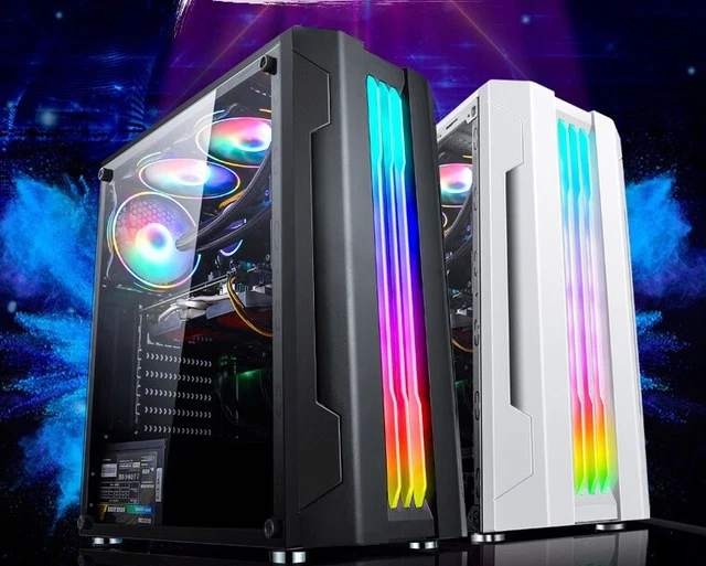 RGB TOWER GAMING PC Case USB 3.0 ATX, M-ATX, Mini-ITX +++CHG £29.49 ...