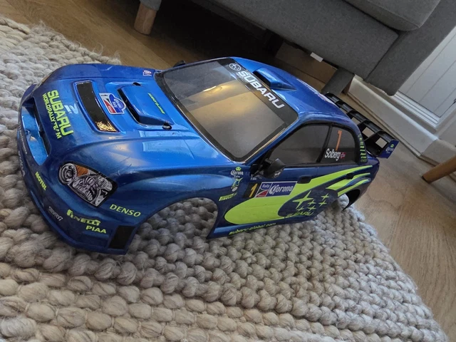 TAMIYA TT-01 SUBARU Impreza 2004 Mexico Rally, RC Bodyshell & Wheels, 1 ...