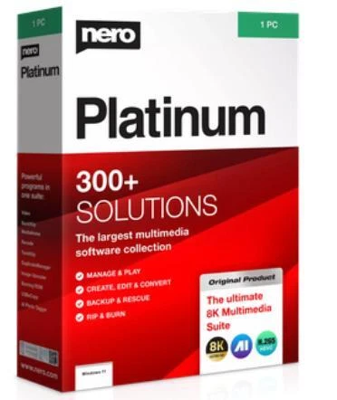 NERO PLATINUM UNLIMITED Suite 2026 1PC Win11/10 Dauerlizenz Download DE ...