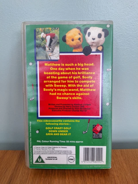 SOOTY VHS TAPE 'Sooty's Crazy Golf' £8.00 - PicClick UK