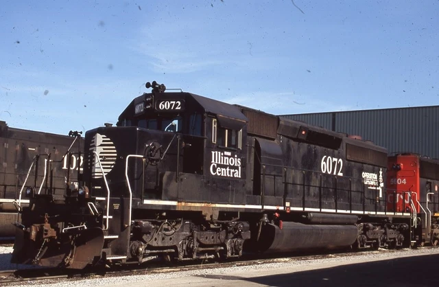 IC 6072 ILLINOIS CENTRAL Railroad Train Locomotive HOMEWOOD IL 2005 ...