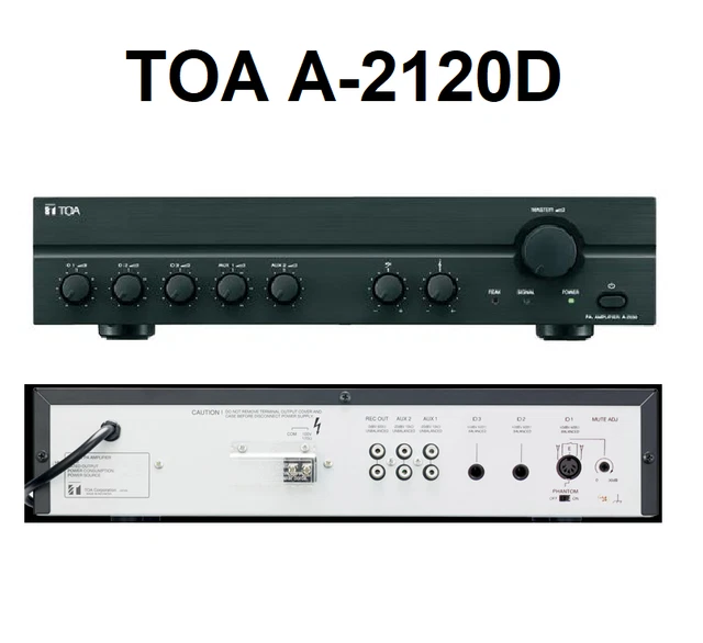 TOA A-2060 PA Amplifier Mixer Power Amplifier 100 DAY WARRANTY £49.99 - PicClick UK