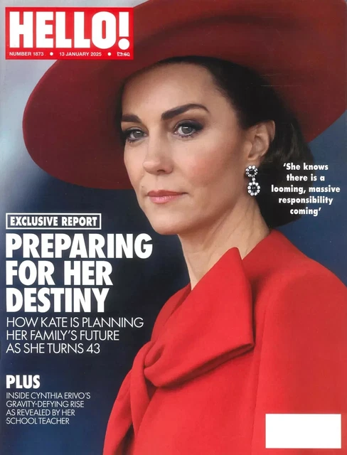 HELLO! REVUE: PRINCESSE Kate, Cynthia Erivo , Canne Stewart, A.Jolie ...