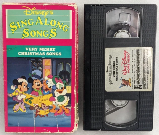 DISNEYS SING ALONG Songs Very Merry Christmas Songs (VHS, 1988) £11.03 ...