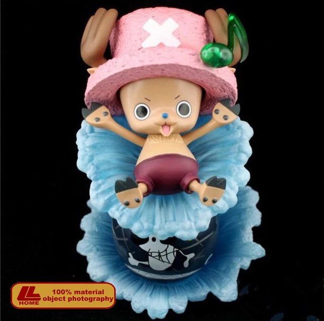 ANIME ONE PIECE Chopper Fountain Whale PVC Figure Statue desk Decor Toy ...