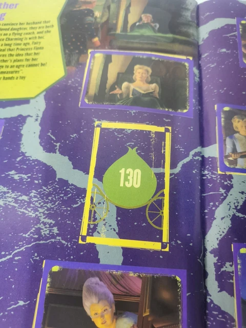 PANINI SHREK 2 Sticker Album 2004 Collectable 99% Complete Missing 2 ...